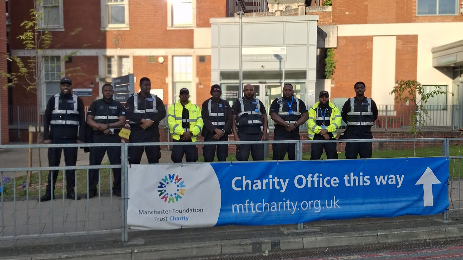 GSTS Manchester Royal Infirmary marathon security team